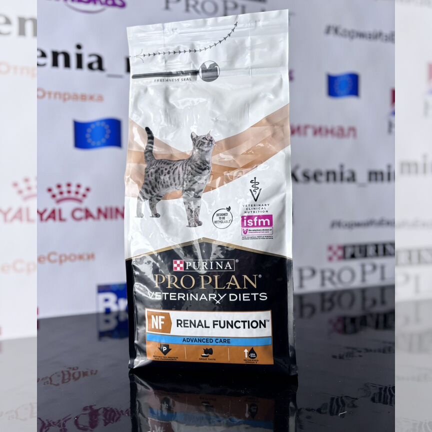 1.5 кг, сухой корм Purina Pro Plan Renal Advanced