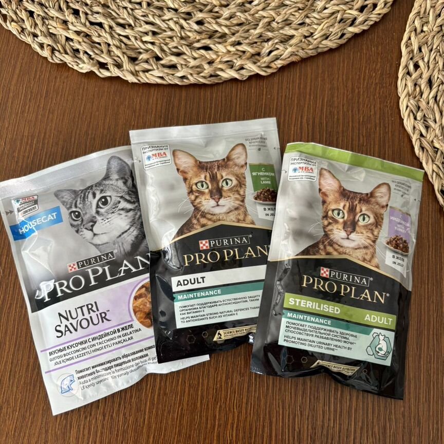 Корм для кошек проплан влажный