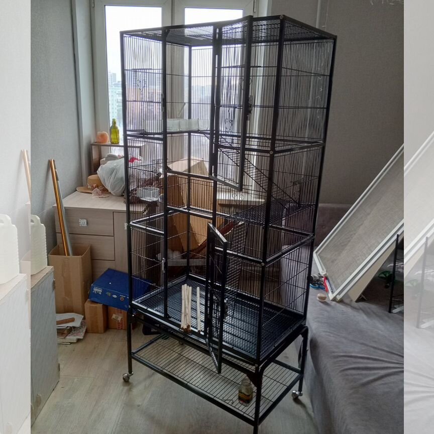 Клетка б/у для крыс/хорьков/попугаев