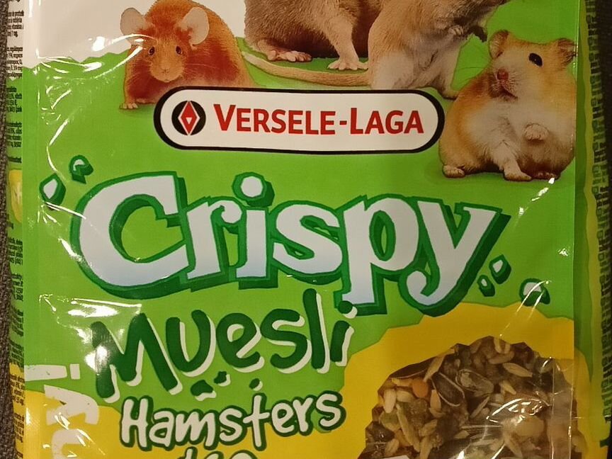 Корм для хомяков crispy muesli 1 кг