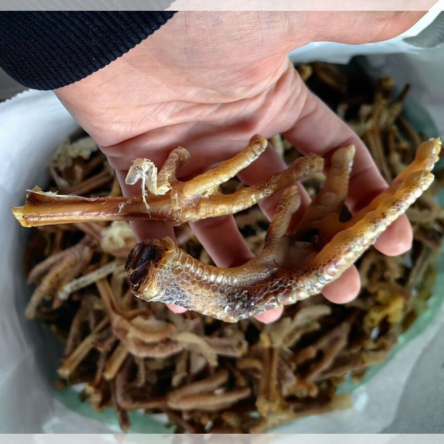Лапки куриные сушёные