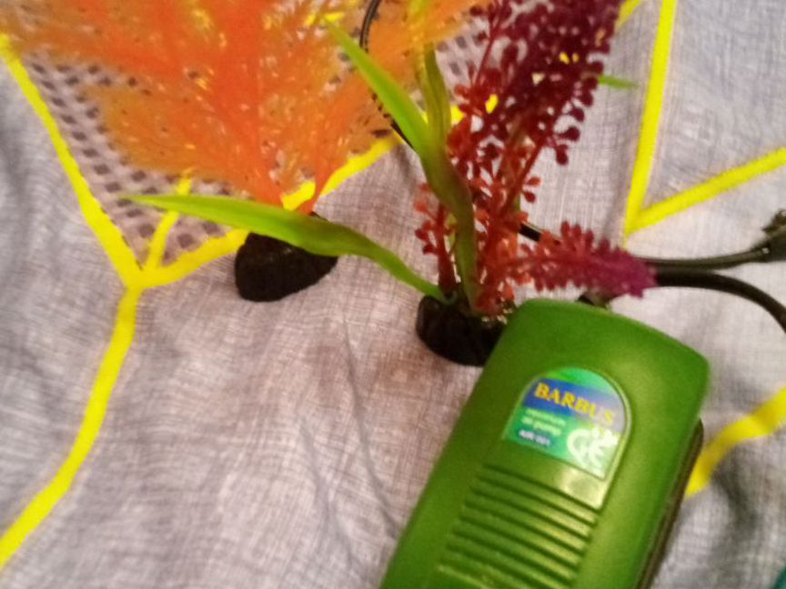 Фильтр. с декором для аквариума