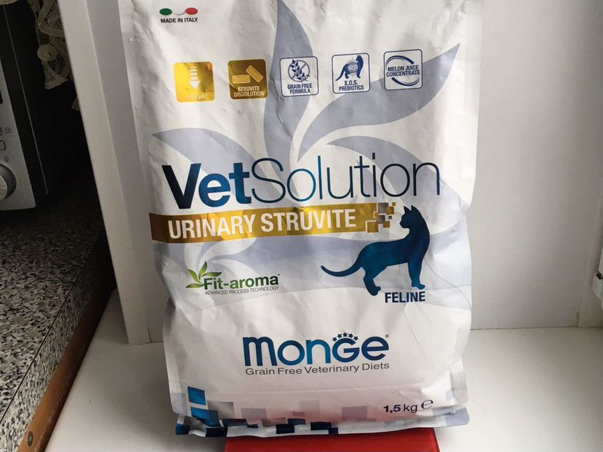 Корм Monge Vetsolution urinary struvite