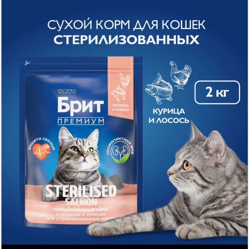 Корм для кошек brit