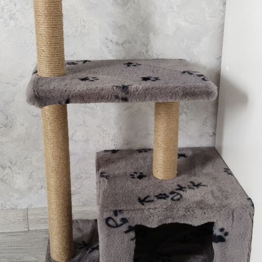 Когтеточка домик для кошки новая