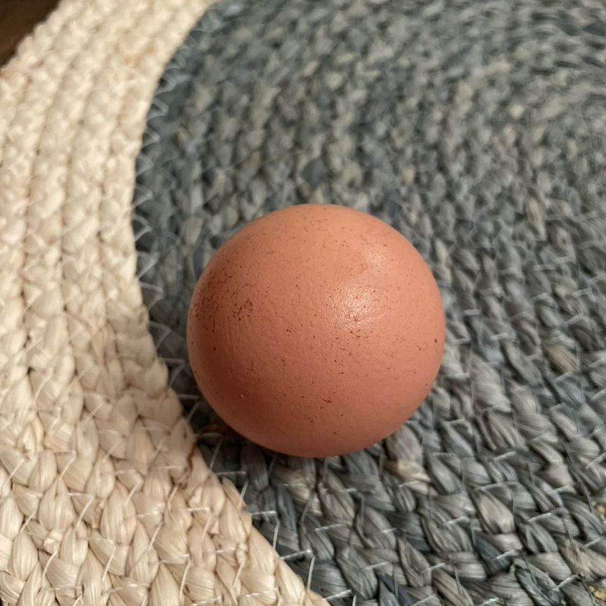 Круглое куриное яйцо
