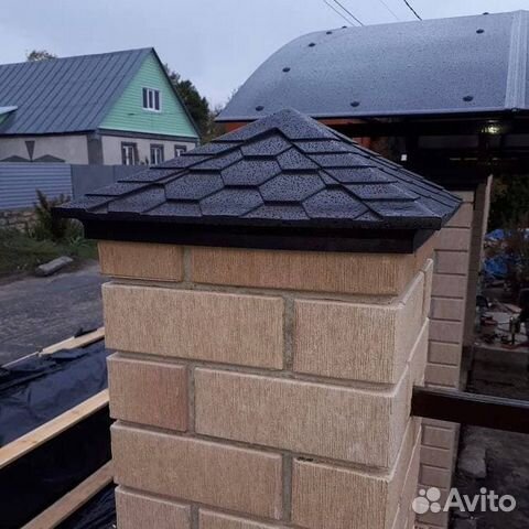 Колпак полимерпесчаный защита на кирпичный забор купить в Барнауле ...
