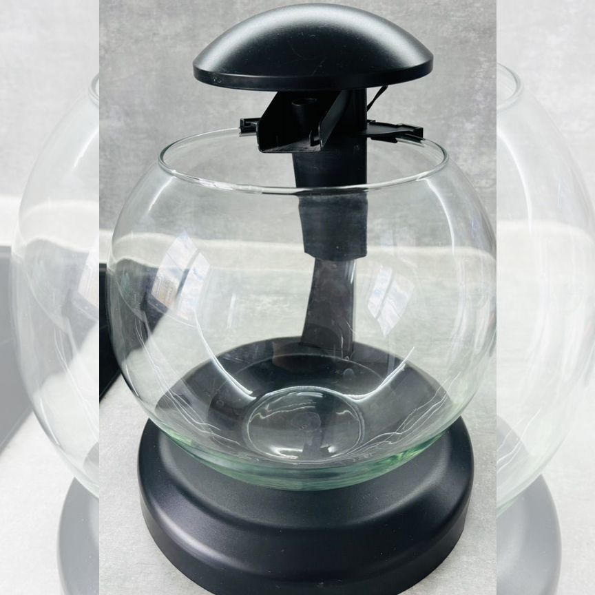 Tetra Cascade Globe Круглый аквариум, черный, 7 л