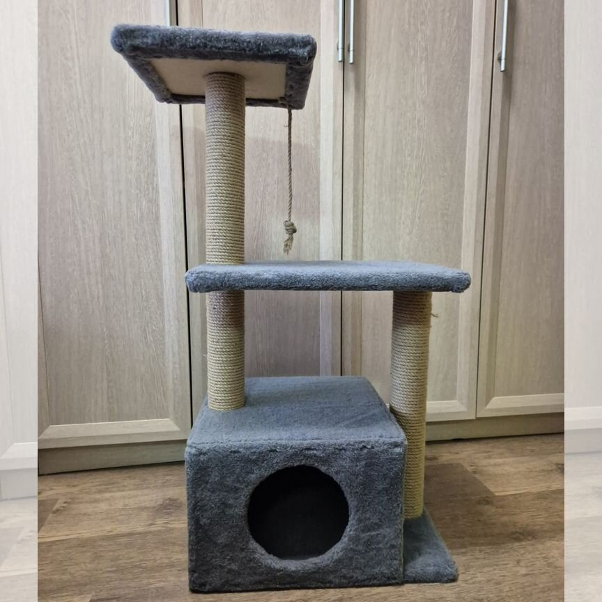Домик для кошки с когтеточкой