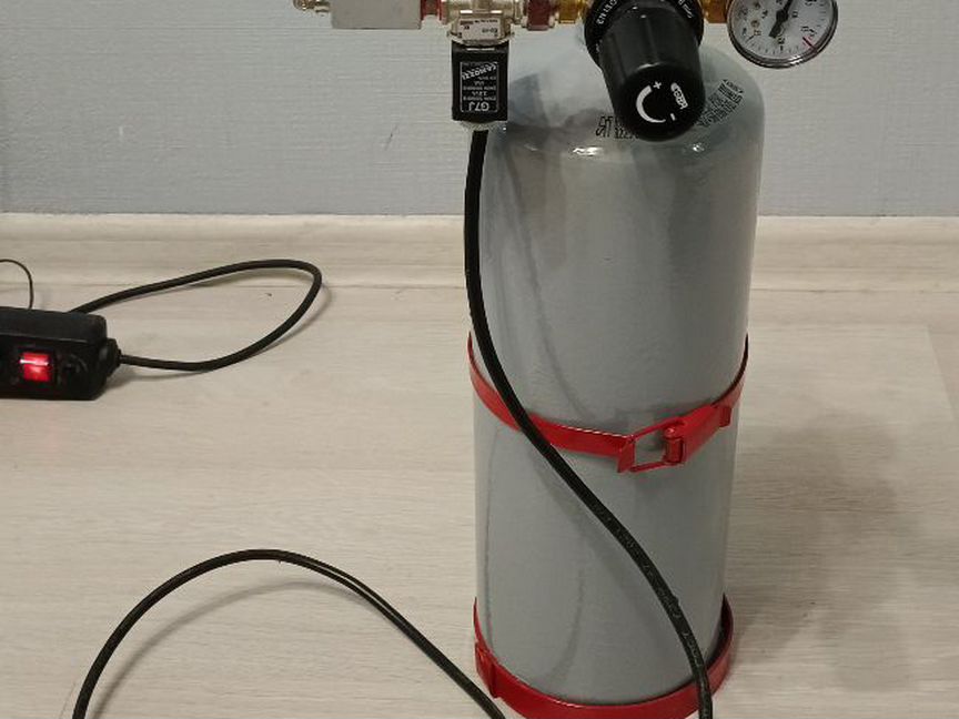 Система подачи co2 кислородный баллон camozzi нов