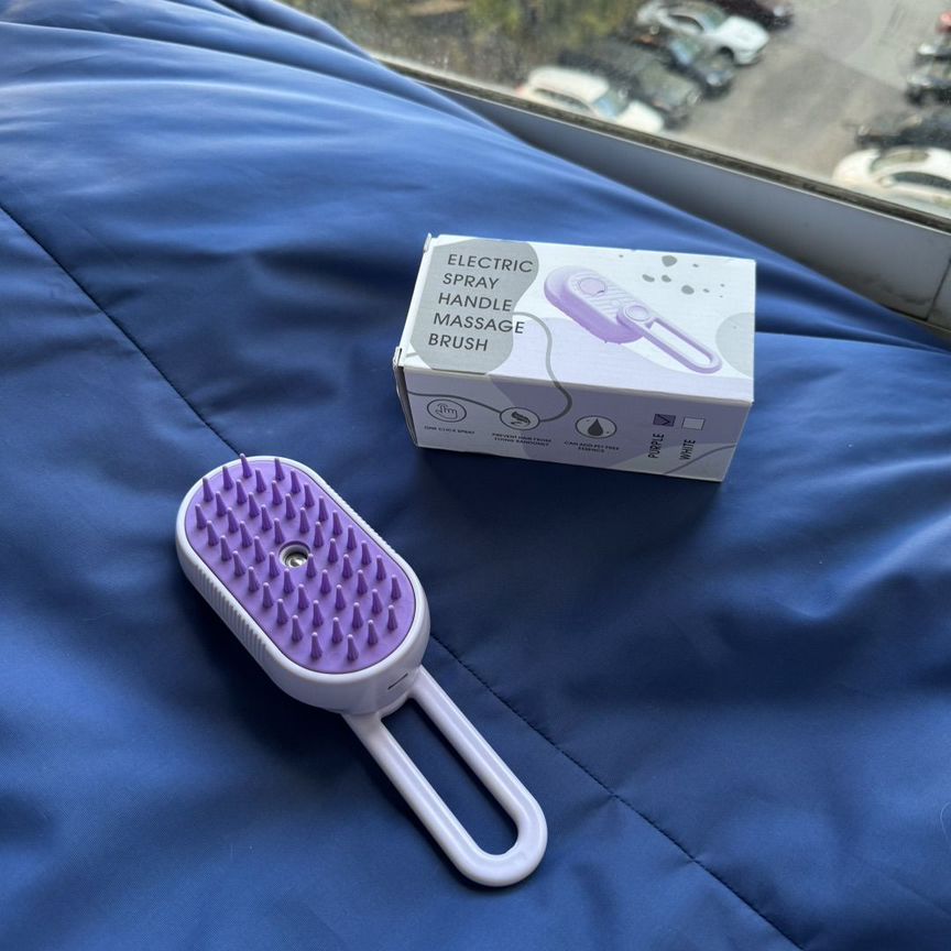 Расческа с паром для животных