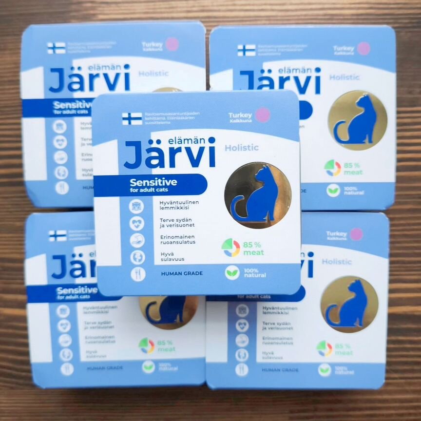 Jarvi паштет для кошек, 6 шт, цена за все