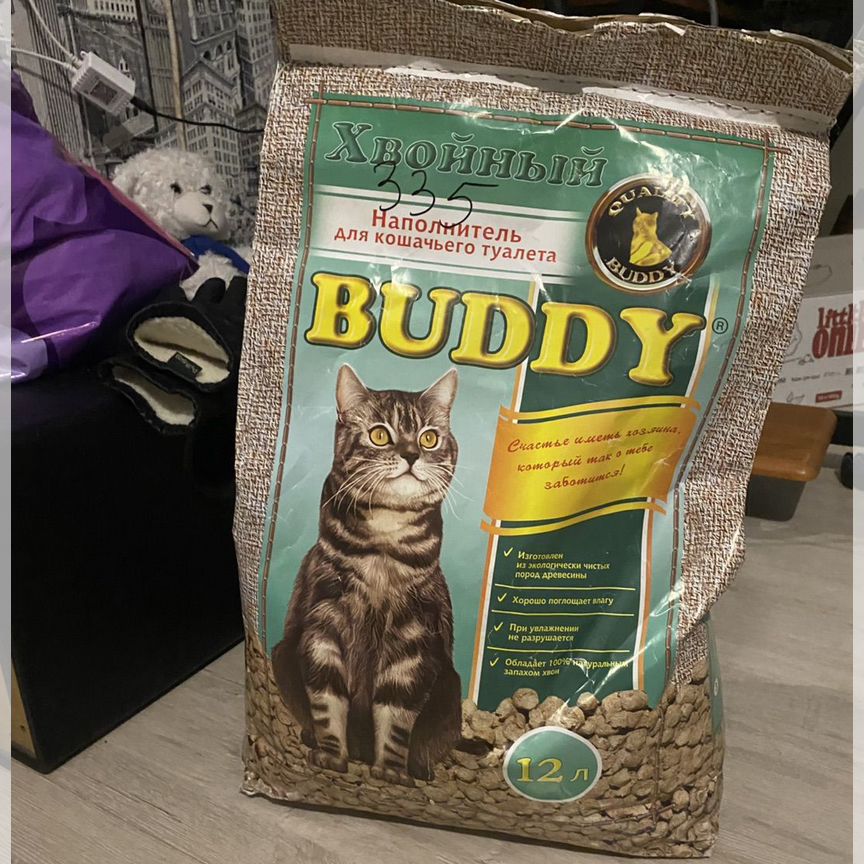 Древестный наполнитель для кошек