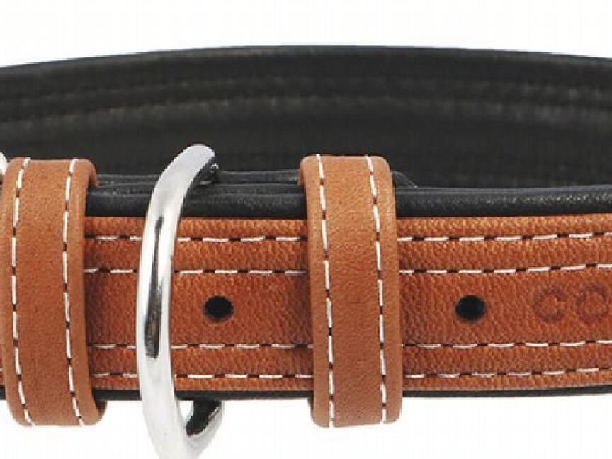 Ошейник collar Soft 7211 коричневый верх 35 мм* 46