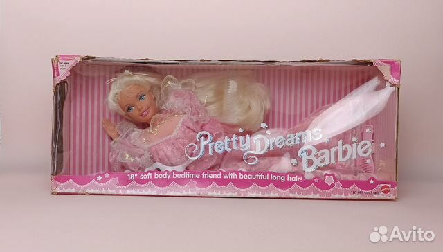 Кукла мягкая Pretty Dreams Barbie 45 см 1995 #GK купить в Москве по ...