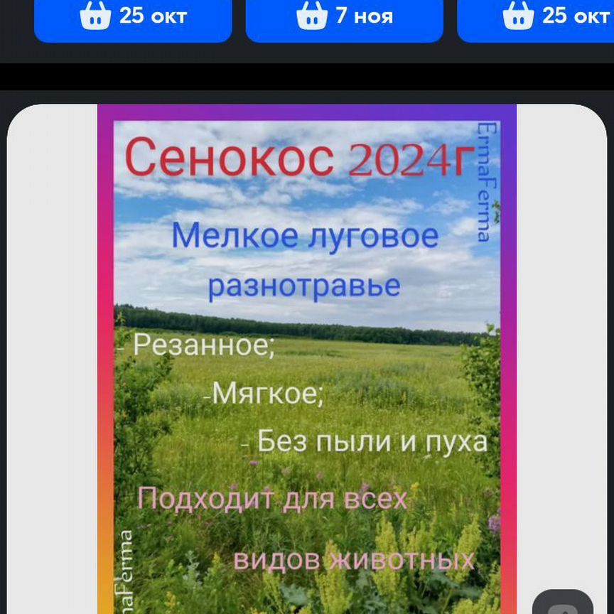 Экосено разнотравье для домашних животных