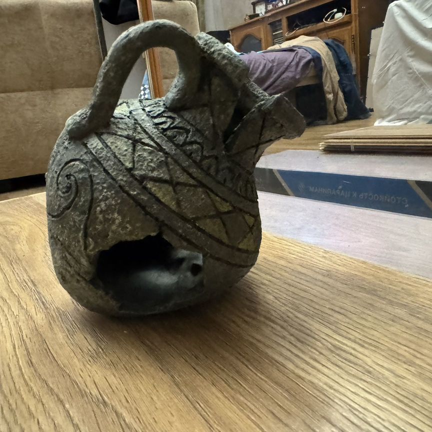 Декор для аквариума кувшин