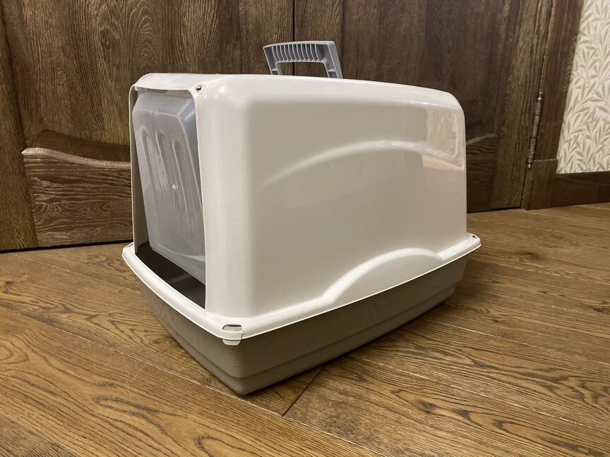 Туалет для кошек закрытый Вики, 54х39х39 см