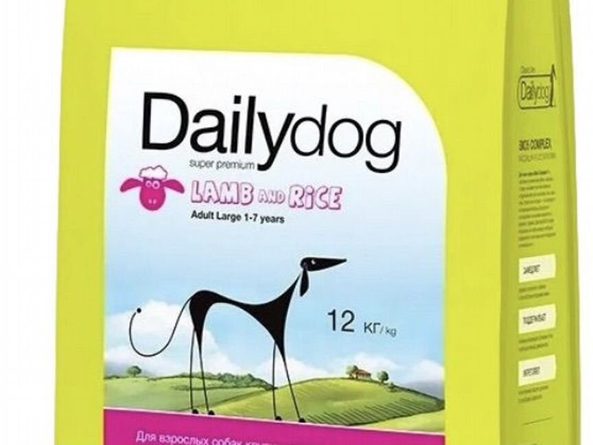 Корм для собак Сухой корм для собак Dailydog, 12кг