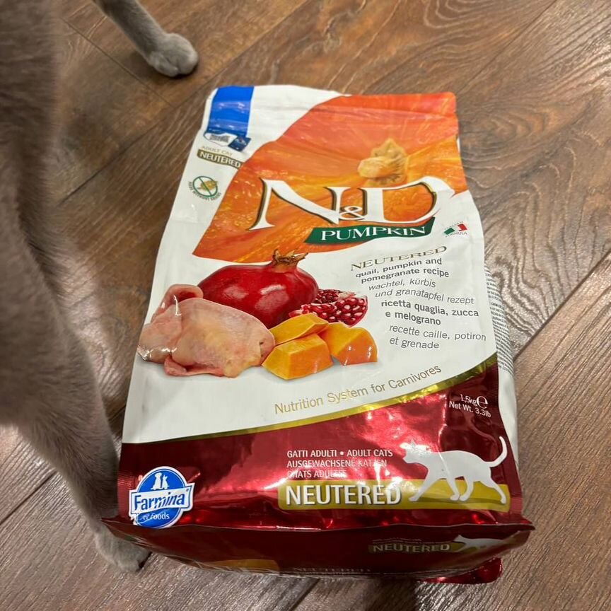 Farmina ND Neutered беззерновой сухой корм для кош