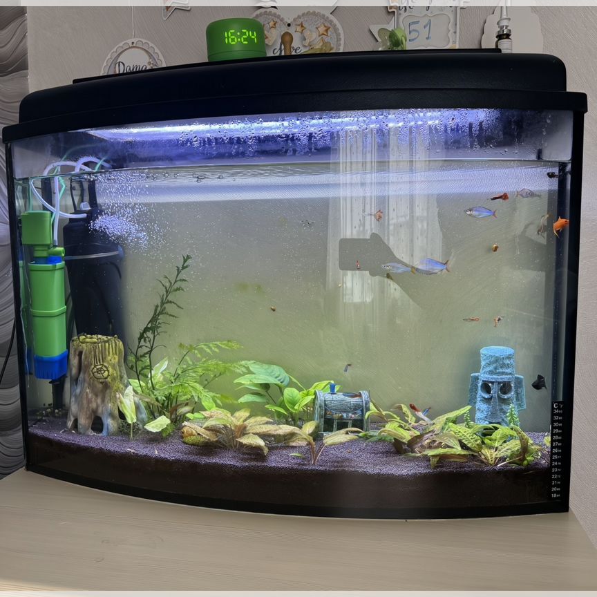 Аквариум 100 литров с крышкой