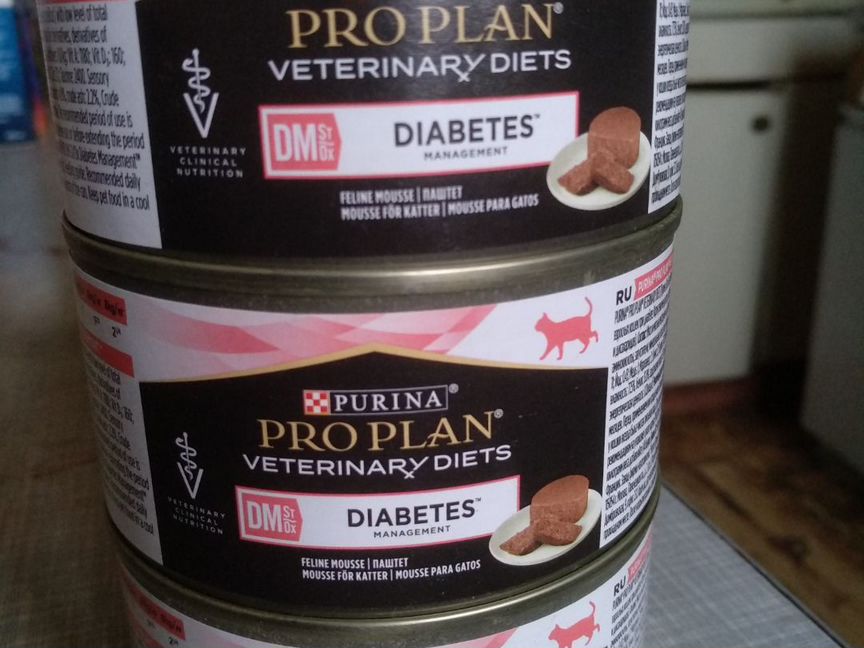 Диабетический корм для котов Purina proplan