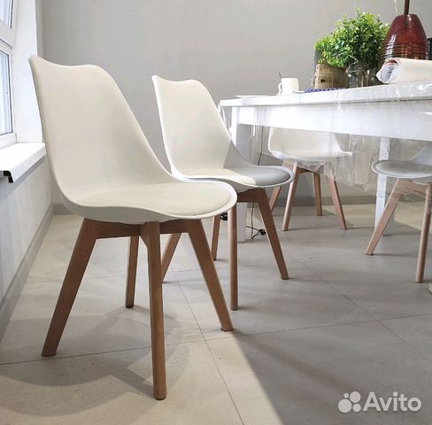 Стул пластиковый Jerry Soft (Eames), bony, белый купить в Москве ...