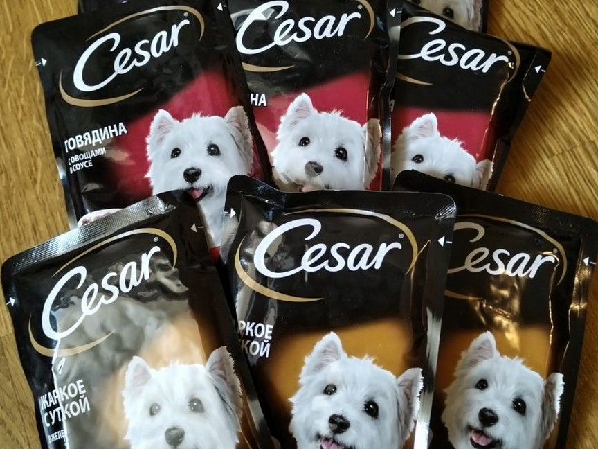Влажный корм для собак Cesar