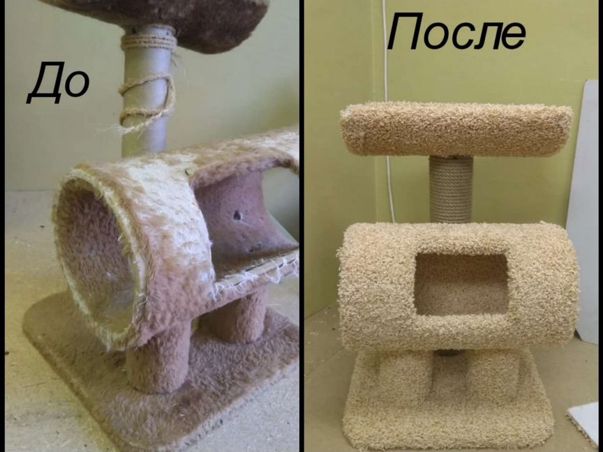 Ремонт когтеточек,запасные столбики для когтеточек