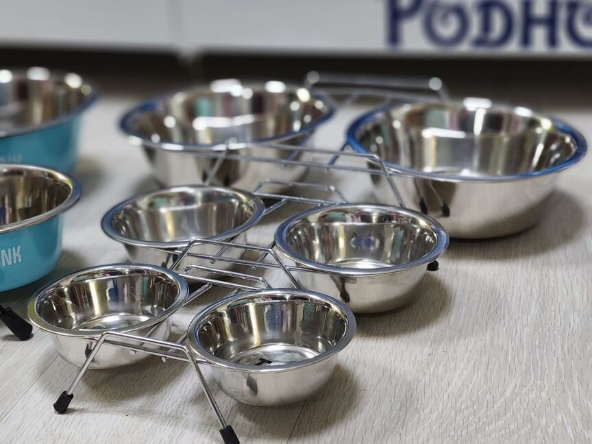 Миски для кошек и собак на подставке