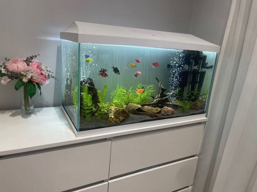 Аквариум aquael leddy set 75 белый