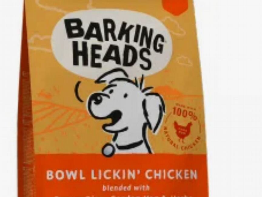 Корм для собак barking heads куриный