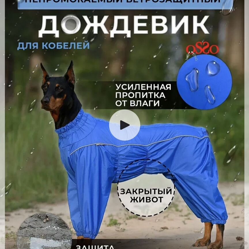 Дождевик для собаки