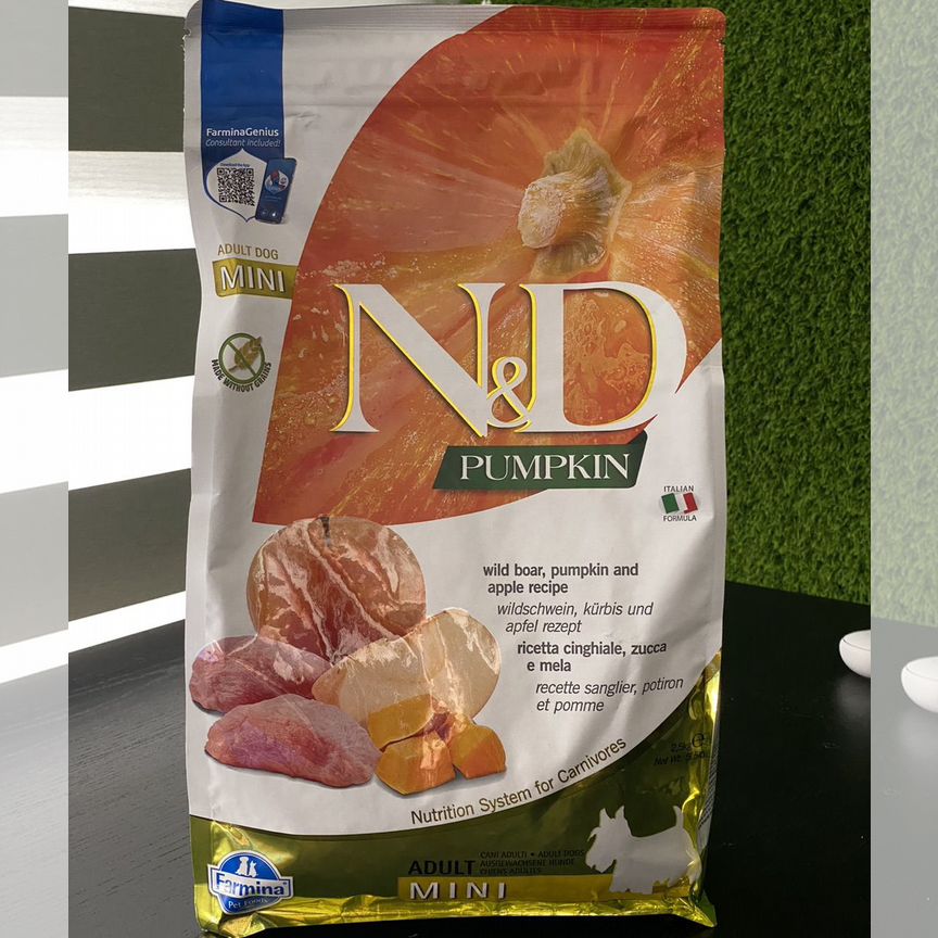 Farmina Кабан-Тыква-Яблоко мини для собак 2,5 кг