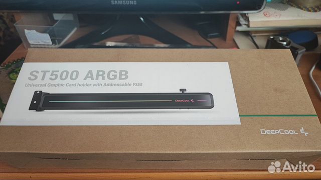 Держатель для видеокарты горизонтальный ST500 argb купить в ...