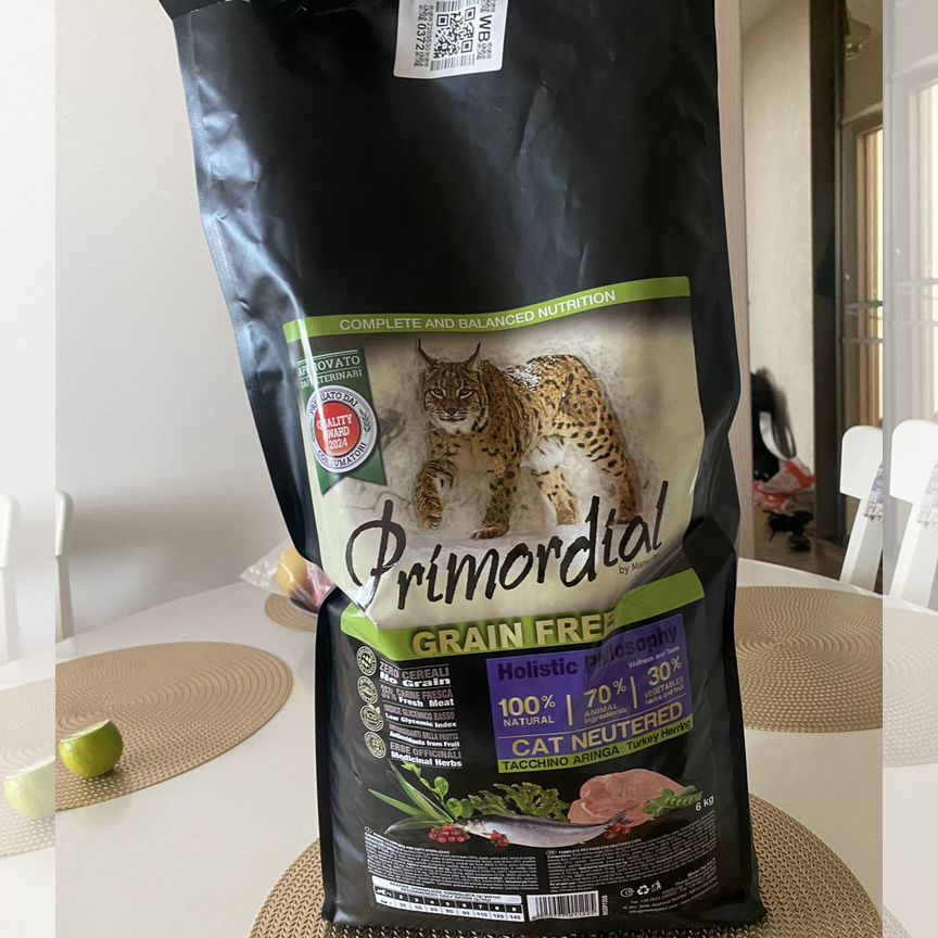 Сухой корм для кошек Primordial