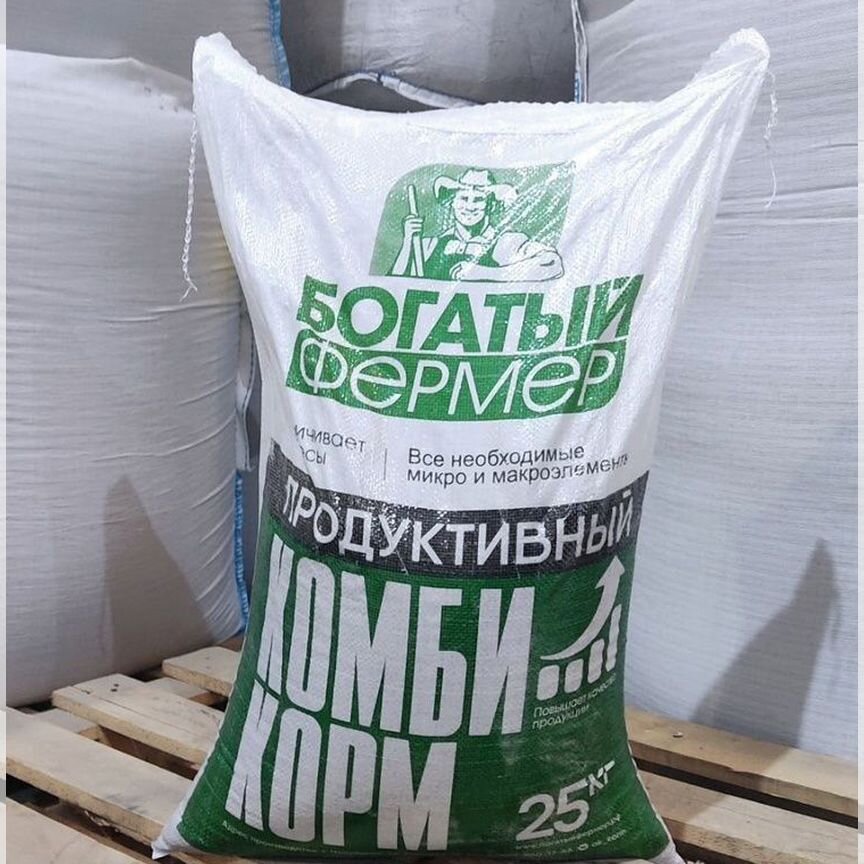 Комбикорм Богатый Фермер пк-5(15-28 дней)*1/25