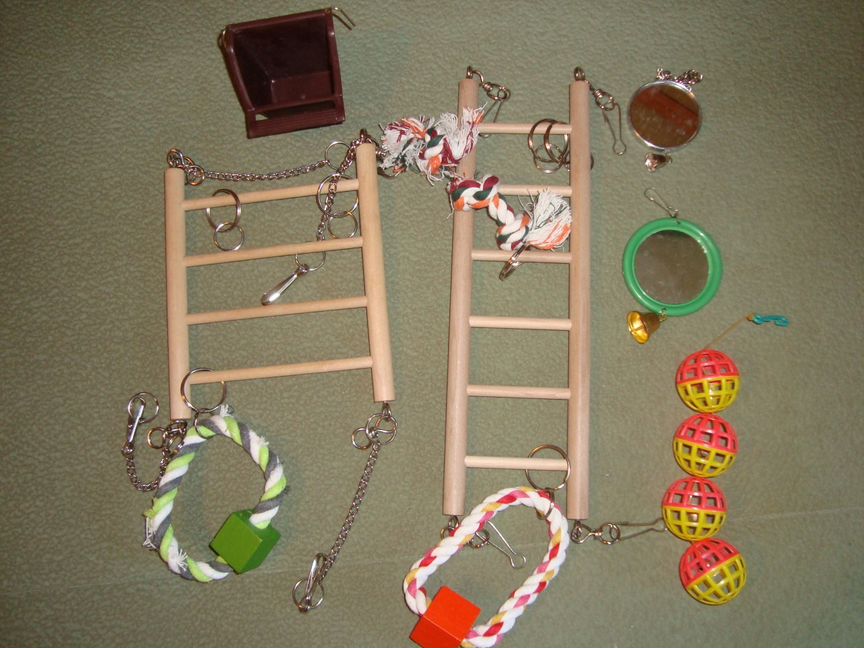 Комплект аксессуаров для попугайчика