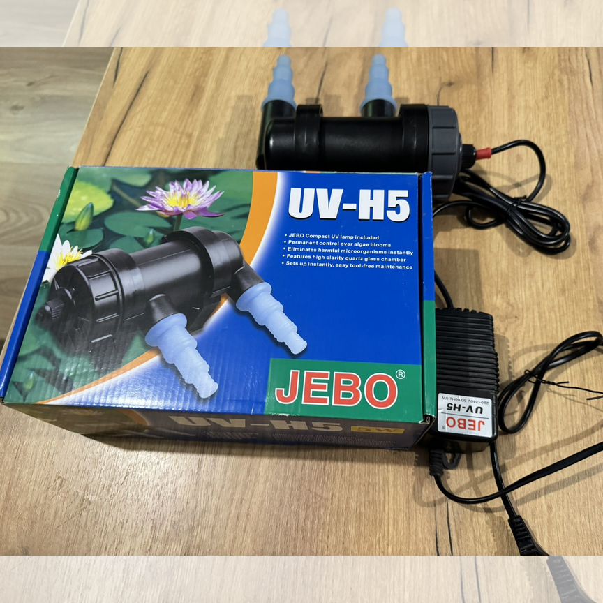 Уф стерилизатор jebo для аквариума
