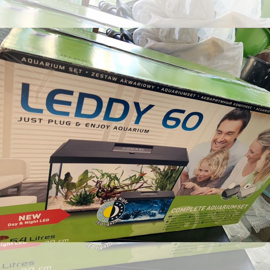 Аквариум Aquael Leddy 60 новый