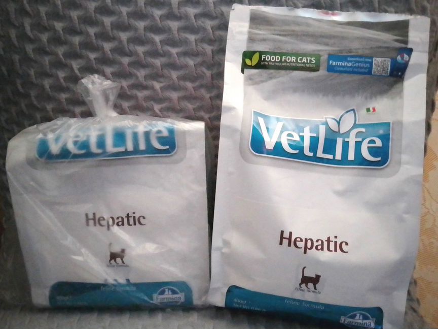 Vet Life Cat Hepatic корм при заболевании печени