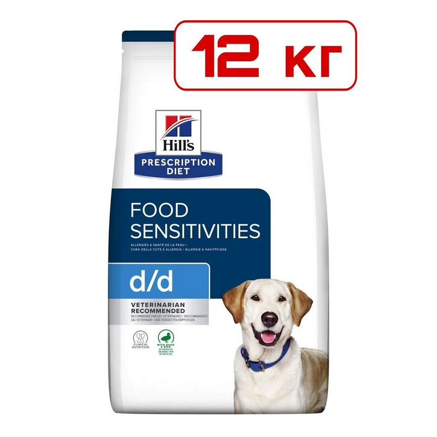 Корм для собак Hill's Food Sensetives 12 кг