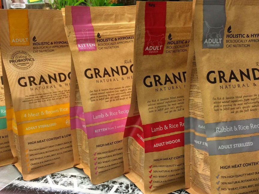 Корм для кошек Грандорф 2кг(Авито Доставка)