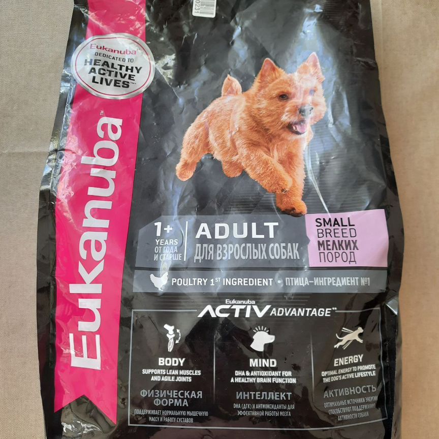 Корм Eukanuba вскрытый