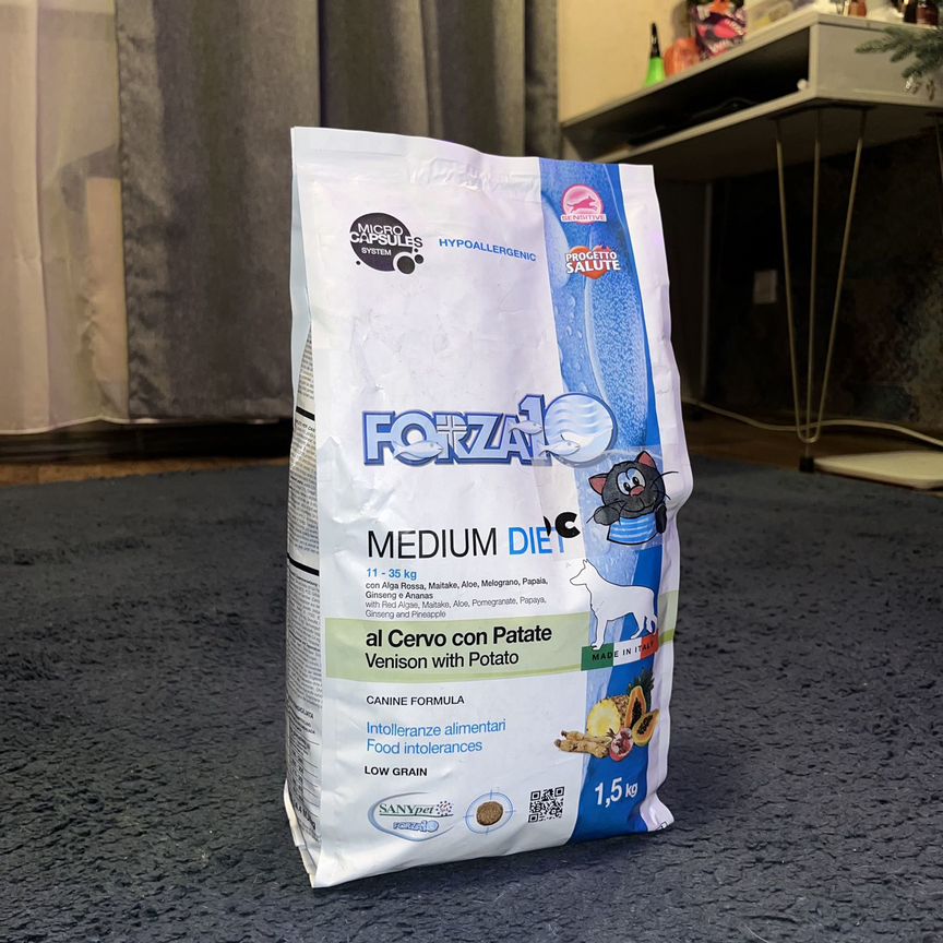 Forza10 1.5 кг для собак с олениной