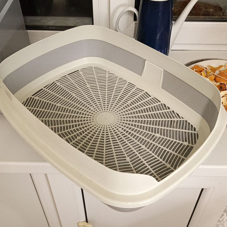 Огромный лоток для крупного кота новый