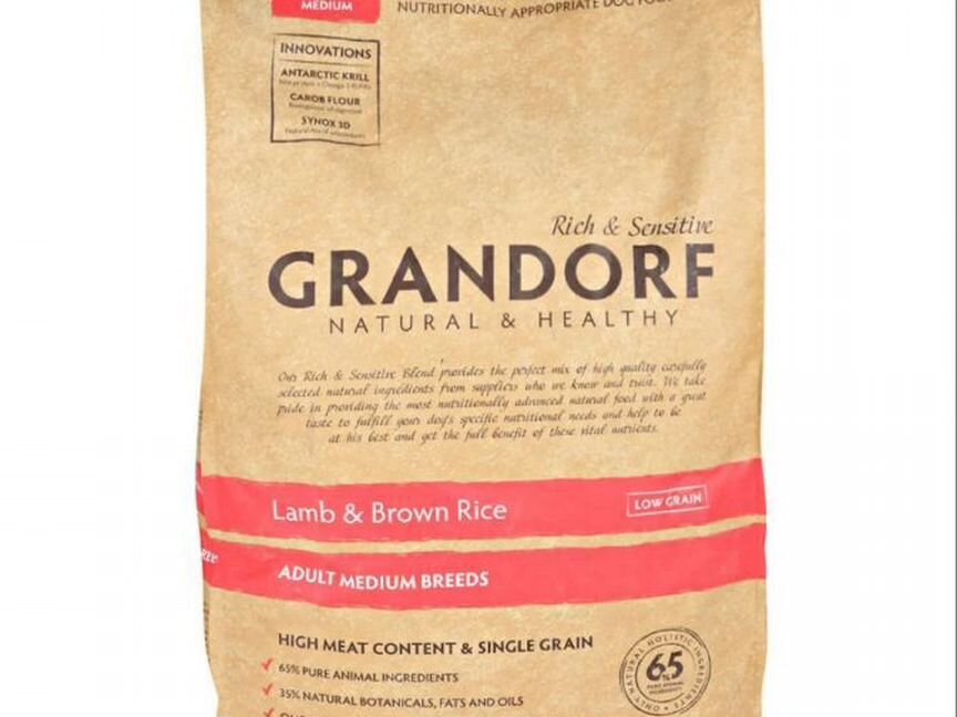 Корм для собак grandorf