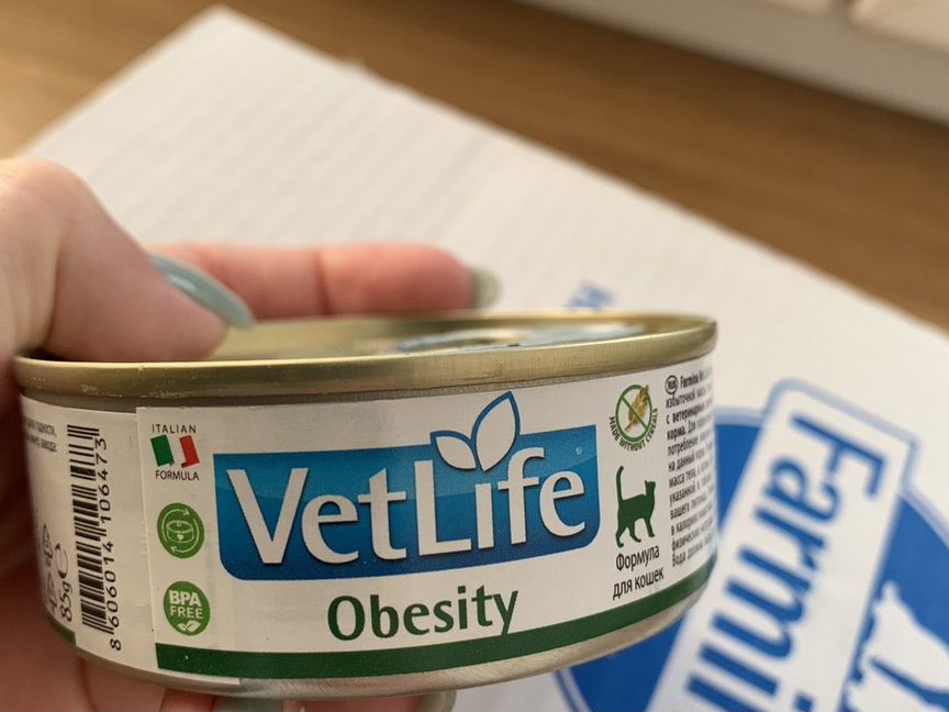 Корм для кошек farmina vetlife obesity