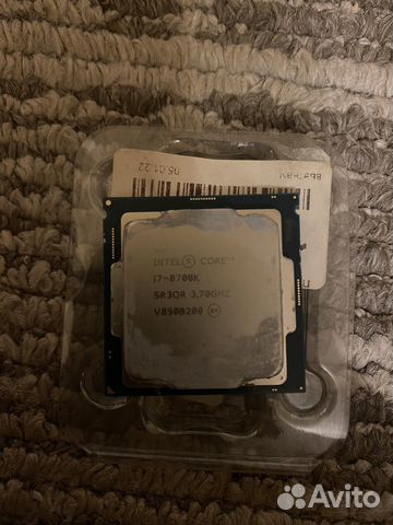 Cpu intel core i7 8700k купить в Касимове с доставкой | Электроника | Авито