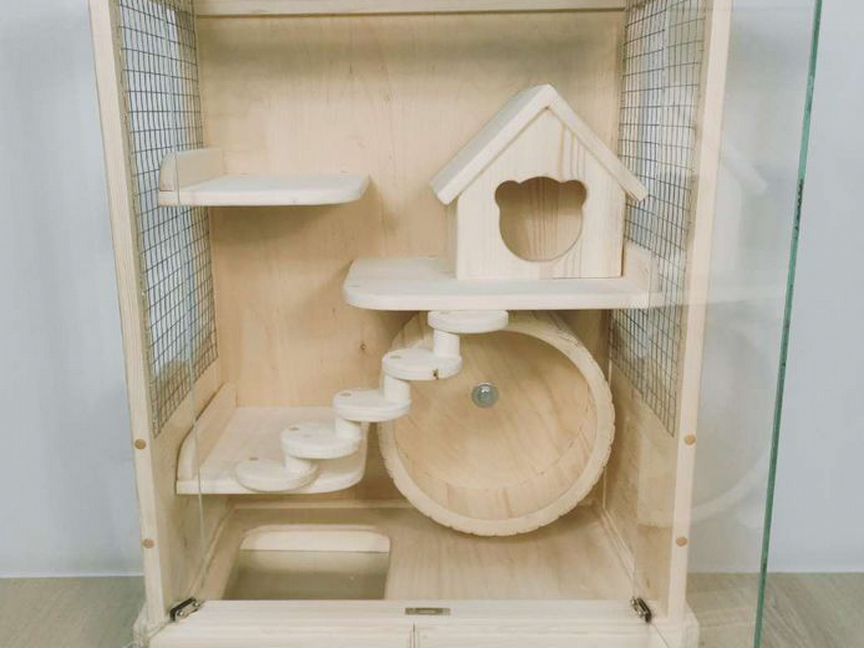 Витрина-клетка для шиншилл, дегу, белки, бурундука